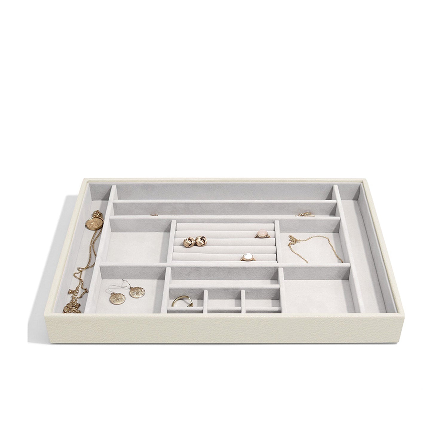 Stackers Large Jewellery Accessories Layer, Oatmeal - McElhinneys