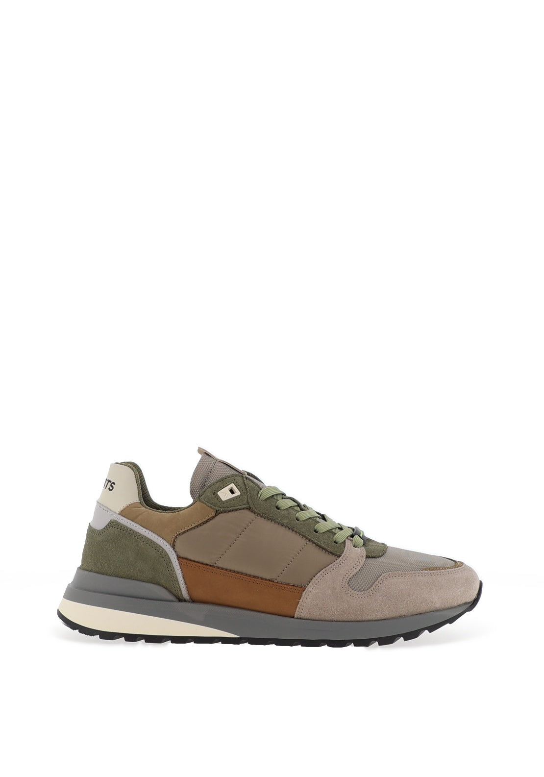 AMBITIOUS Teddy Padded Trainers, Taupe Multi - McElhinneys