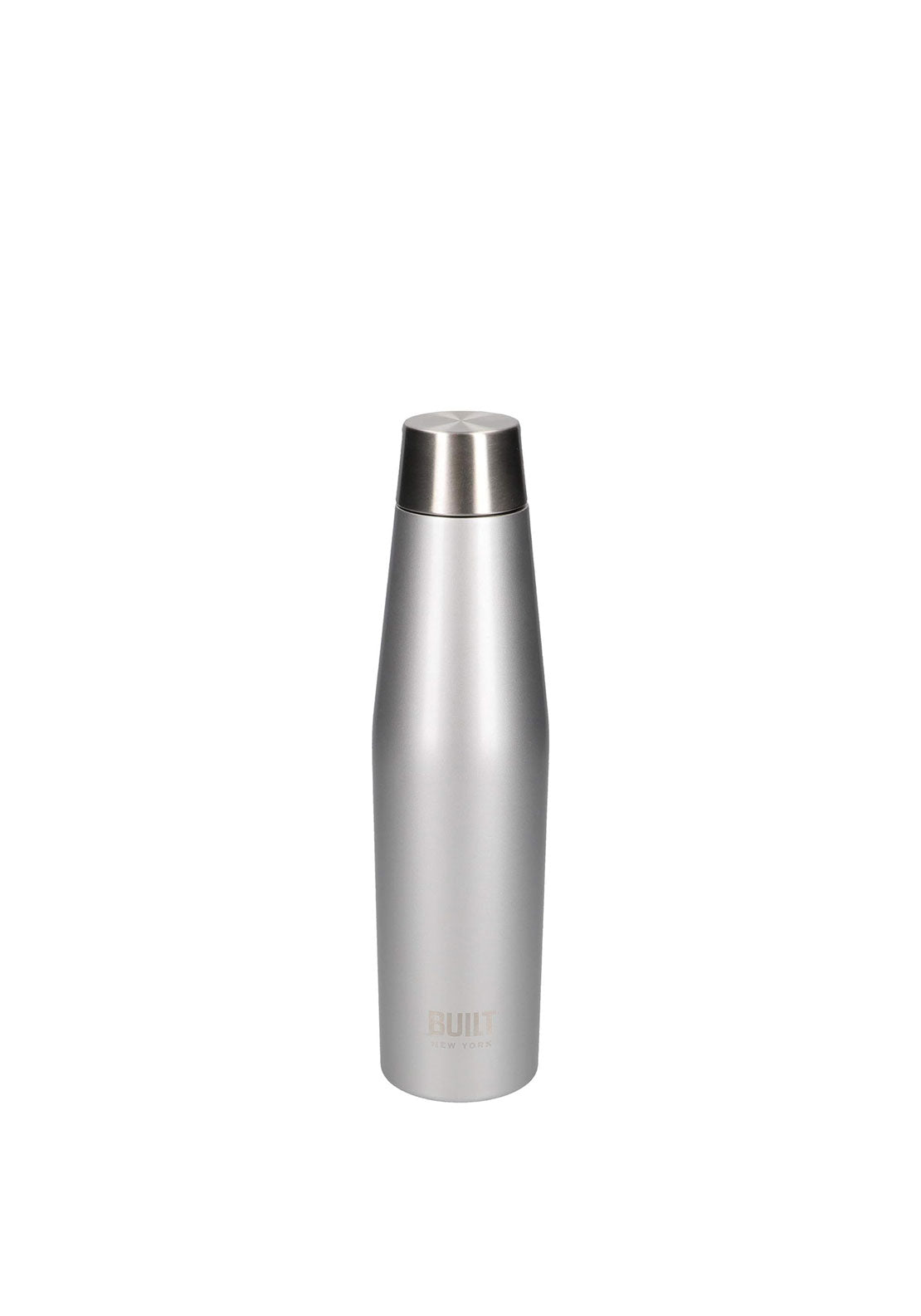 Built New York Perfect Seal 540ml Apex Hydration Bottle, Silver - McElhinneys