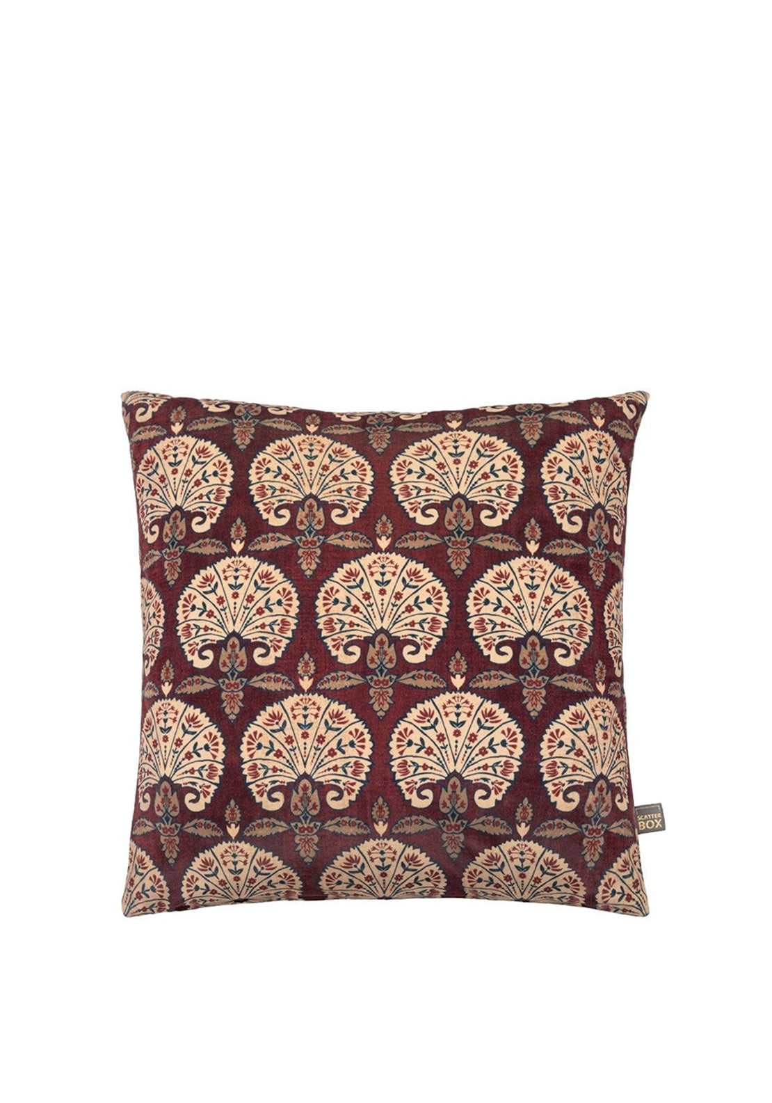 Scatter Box Persia Print Cushion 45x45cm, Copper Multi - McElhinneys