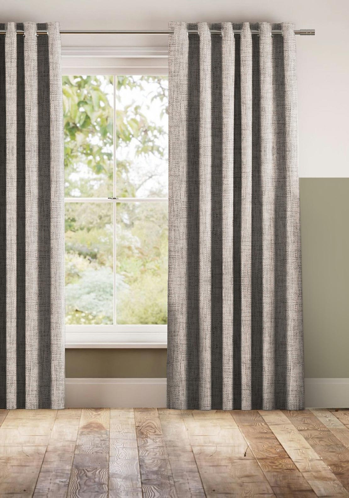 Scatter Box Caden Boucle Eyelet 90x90” Curtains, Cream & Pink - McElhinneys