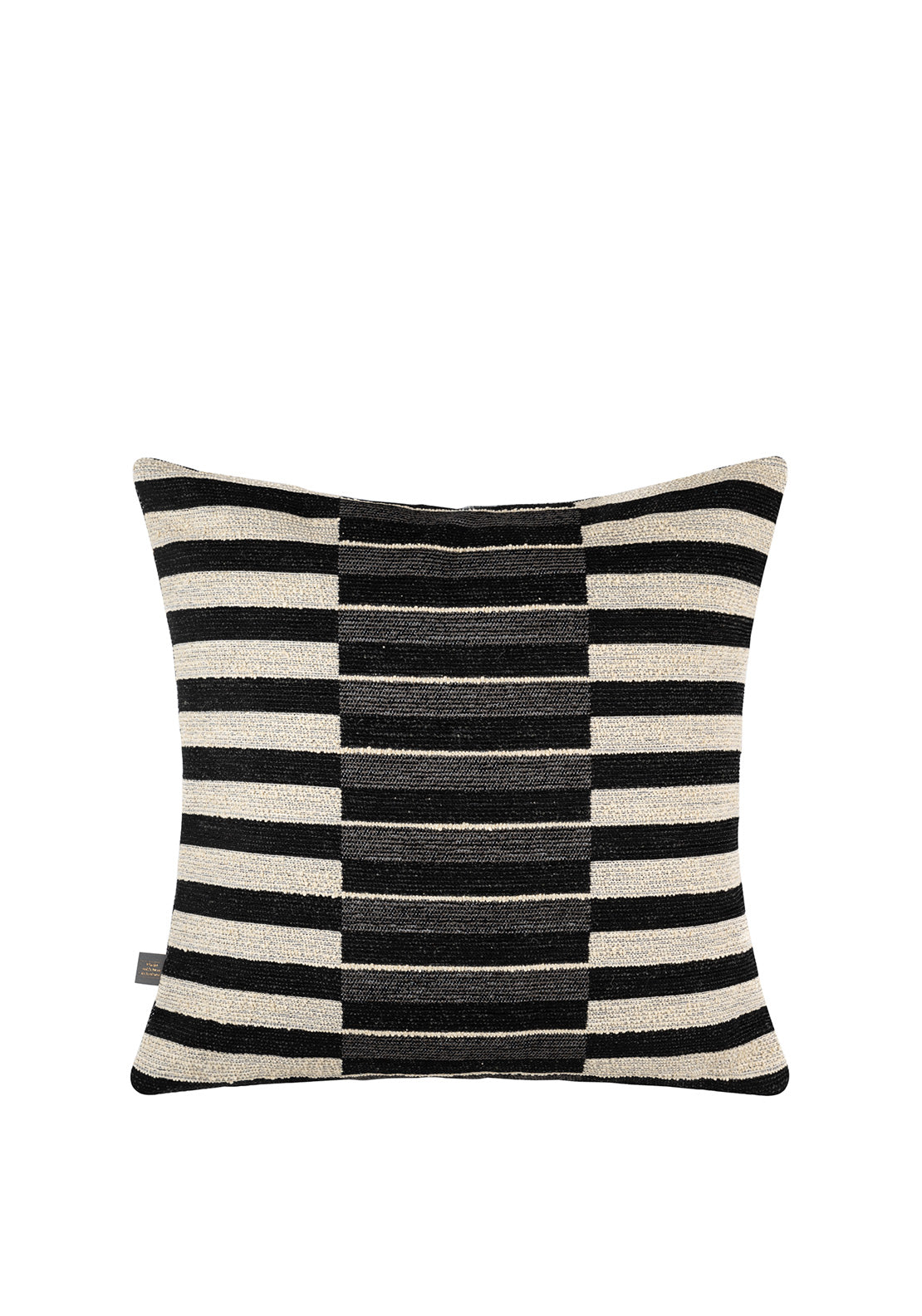 Scatter Box Everett Cushion 50x50cm, Black/Gold - McElhinneys