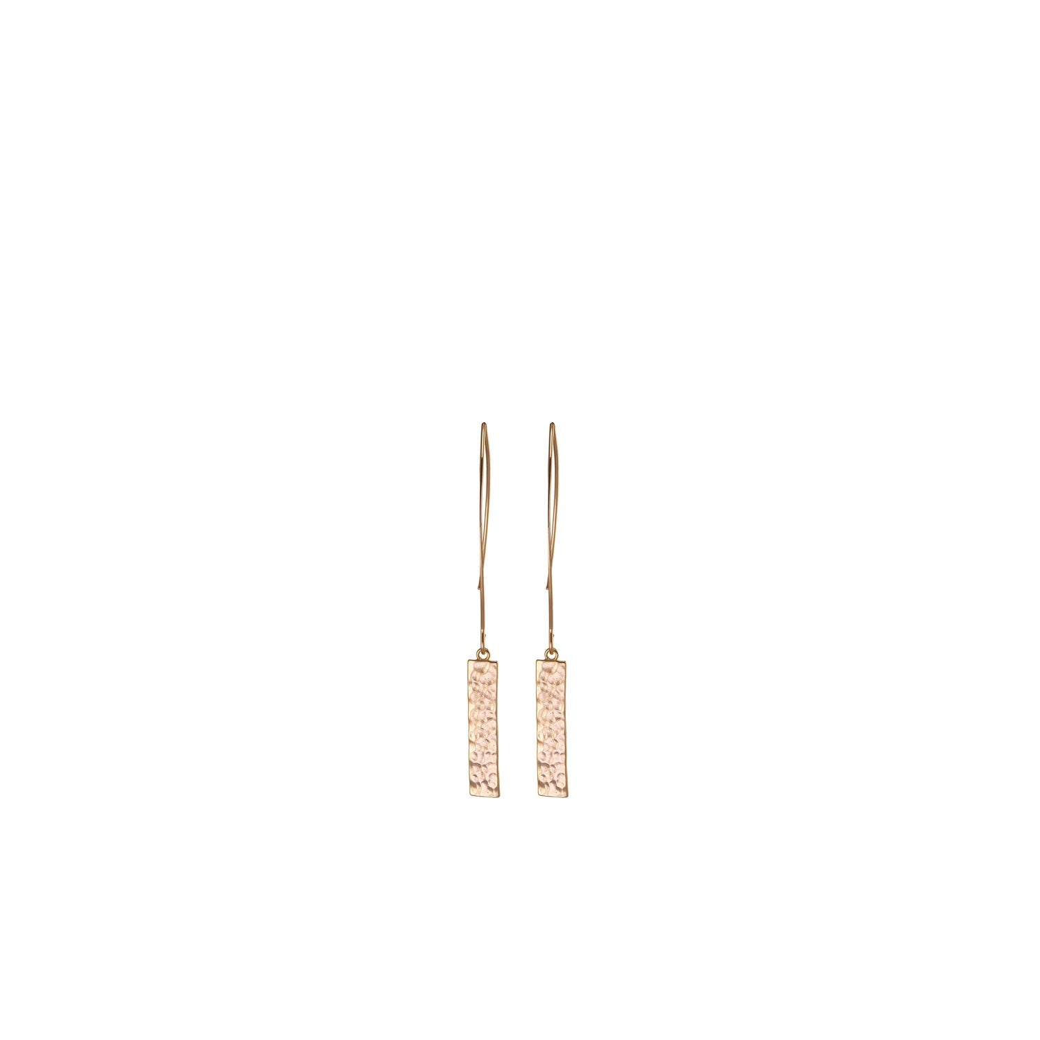 Angela D’Arcy Long Hook Earrings, Gold - McElhinneys
