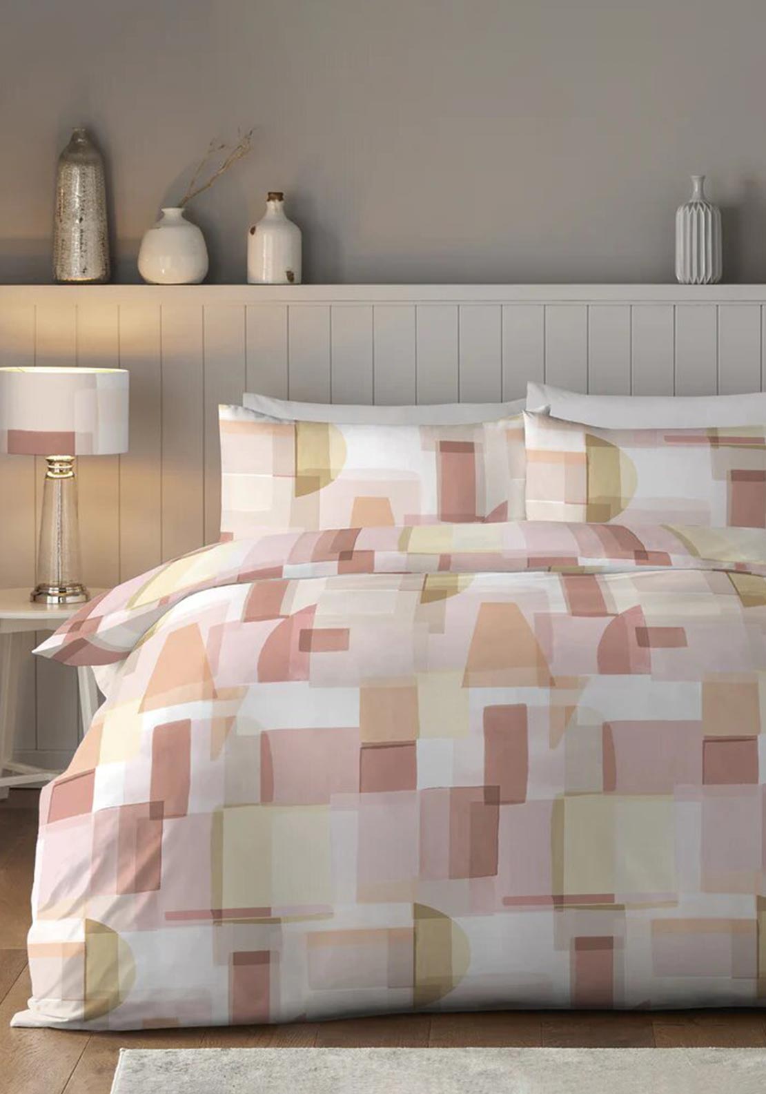 Appletree Myla Duvet Cover Set, Terracotta - McElhinneys