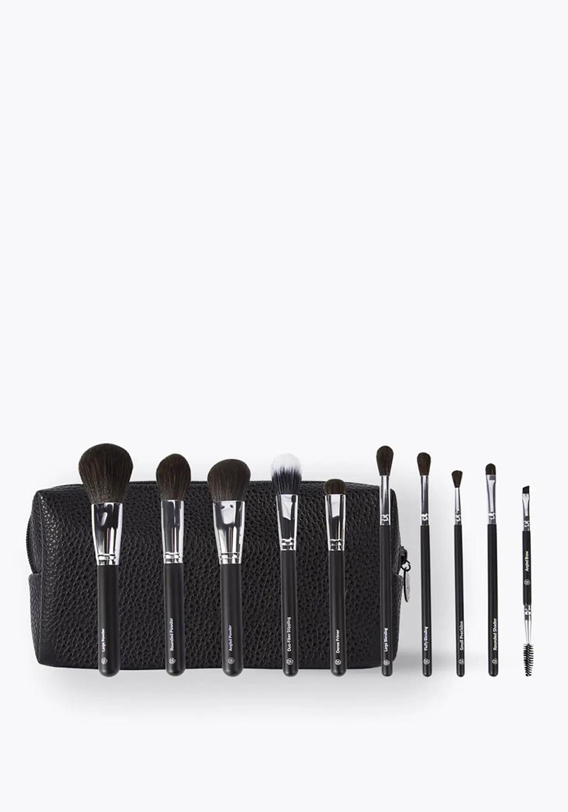 The Beauty Studio/BH Cosmetics 10-Piece Face & Eye Brush Set with Bag ...