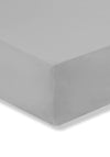 Bianca Home Cotton Soft 400 Thread Count Fitted Sheet, Dove Grey ...