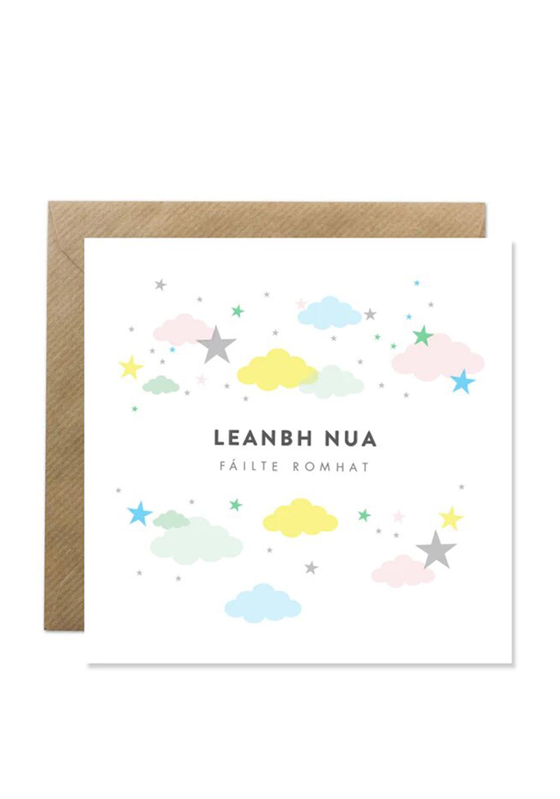 Bold Bunny Leanbh Nua Greeting Card - McElhinneys