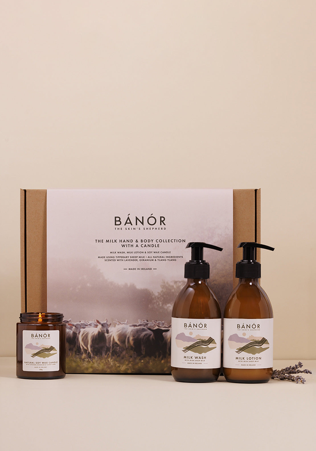 BÁNÓR The Milk Hand & Body Collection Skincare Set - McElhinneys