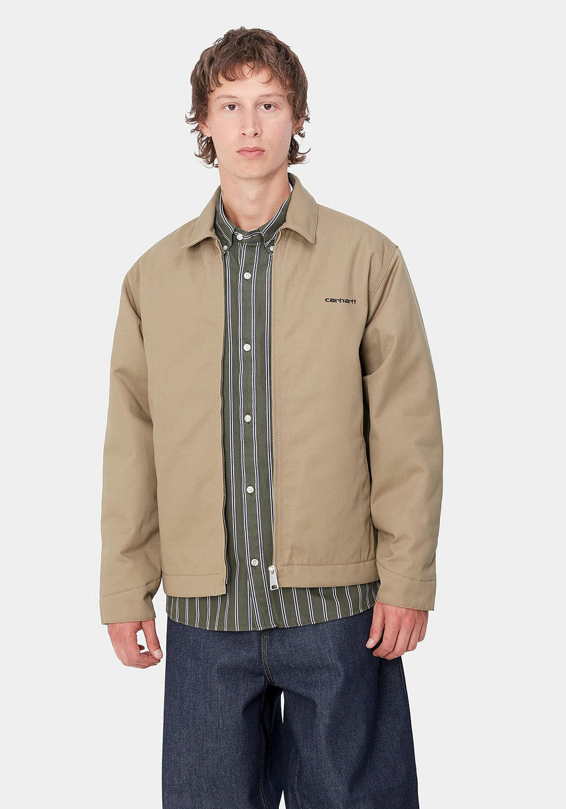 Carhartt WIP Module Script Jacket, Beige - McElhinneys
