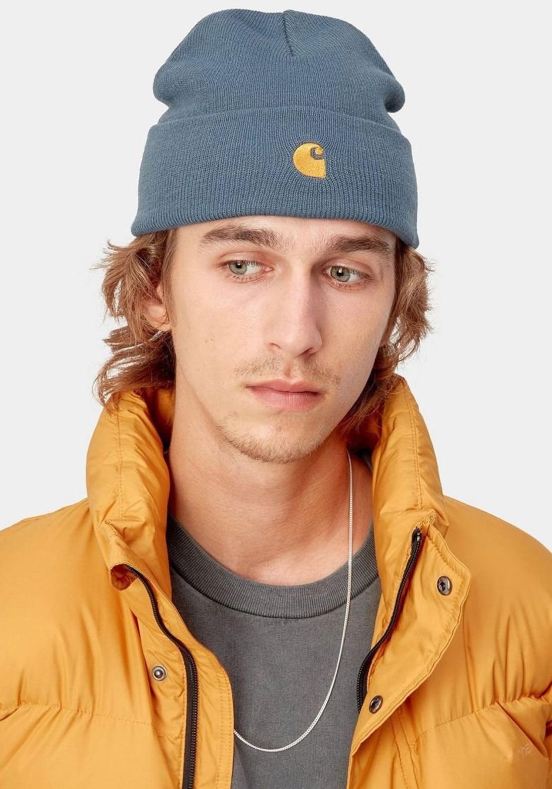 Carhartt WIP Chase Beanie, Blue - McElhinneys