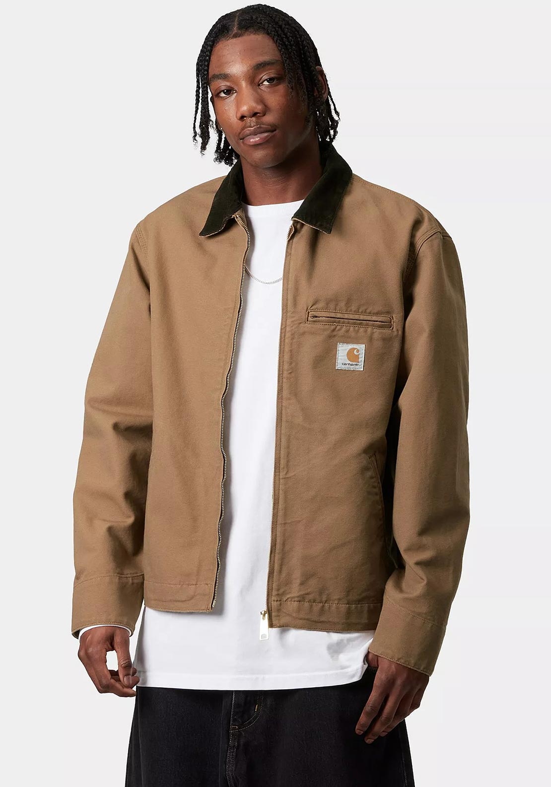 Carhartt WIP Detroit Summer Jacket, Brown - McElhinneys