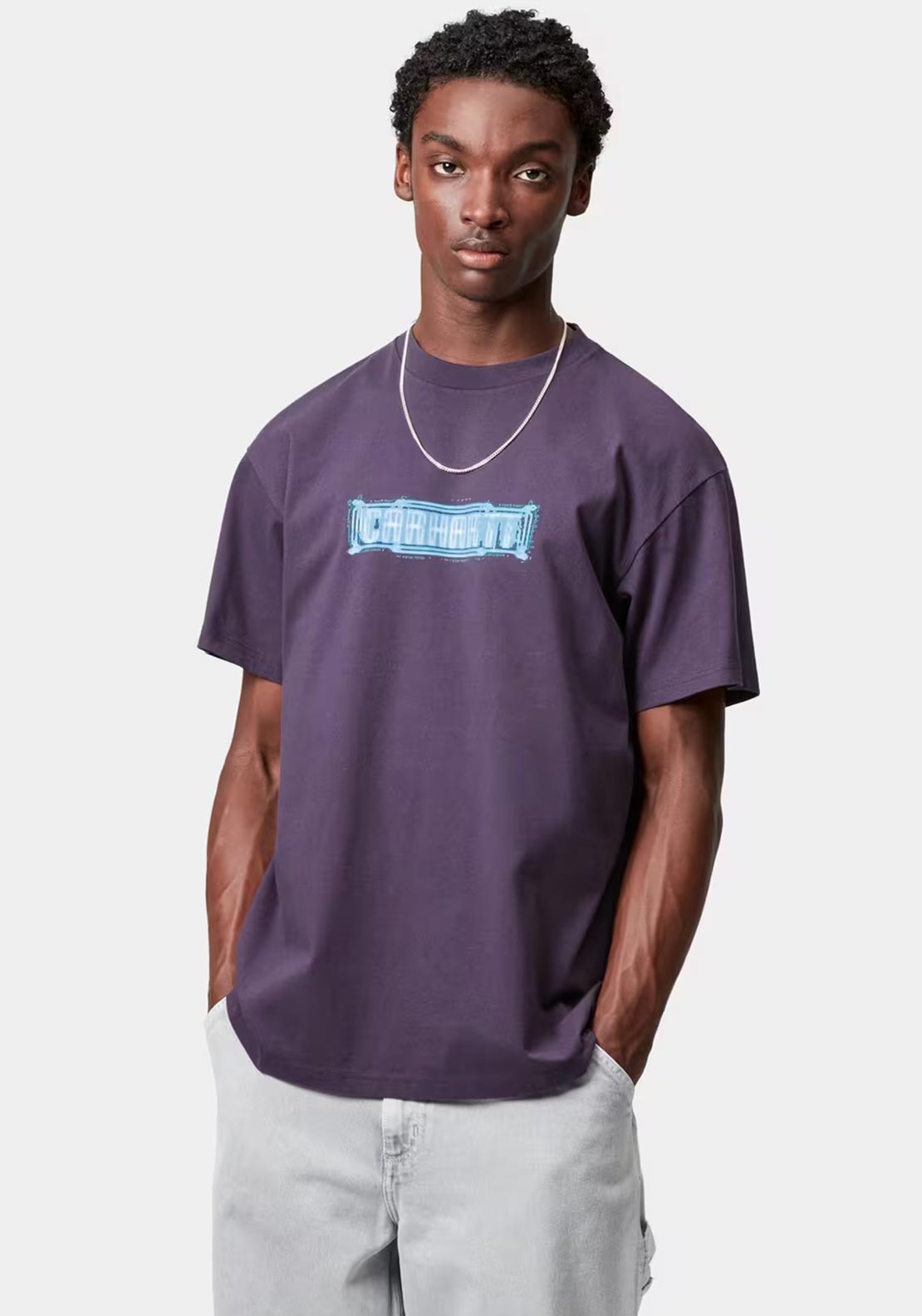 Carhartt WIP Electric Boogie T-Shirt, Purple - McElhinneys