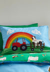 Catherine Lansfield Farmyard Animals Print Duvet Cover Set, Blue Multi ...