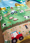 Catherine Lansfield Farmyard Animals Print Duvet Cover Set, Blue Multi ...