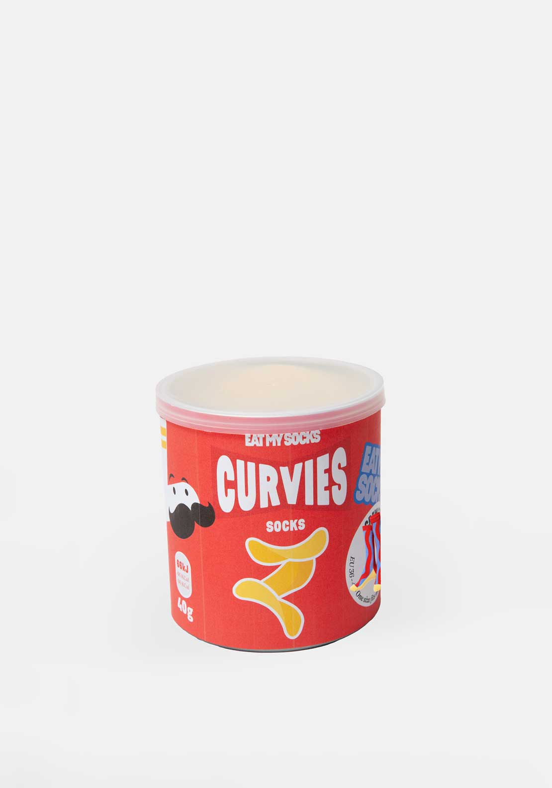 Eat My Socks Curvies Socks, Red Multi - McElhinneys