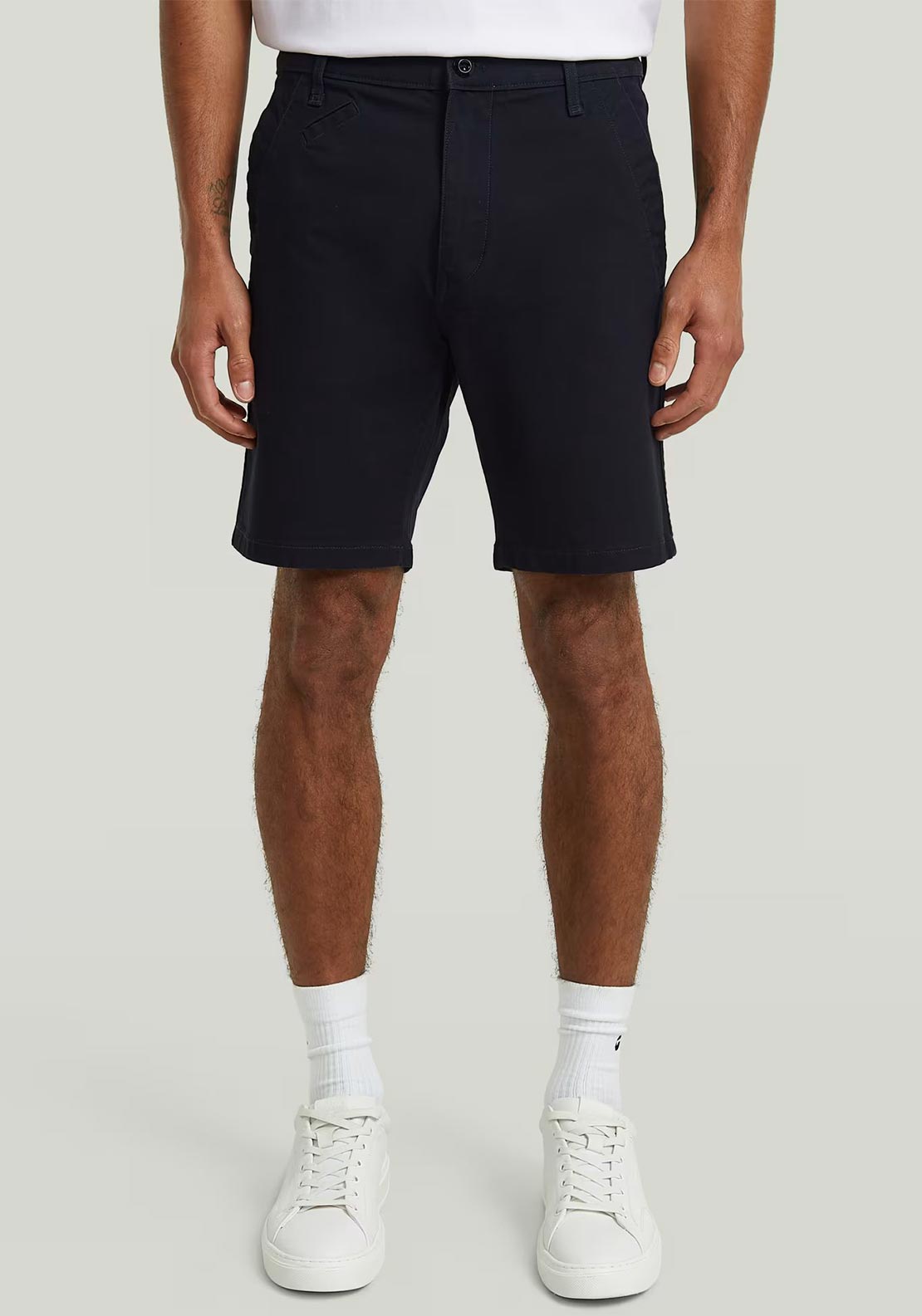 G-Star Raw Bronson Chino Shorts, Navy - McElhinneys