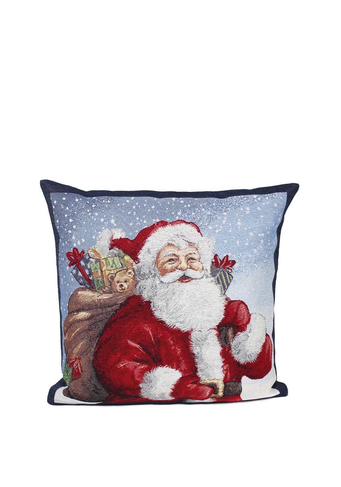 Peggy Wilkins Gifts Galore Cushion 45x45cm, Navy Multi - McElhinneys