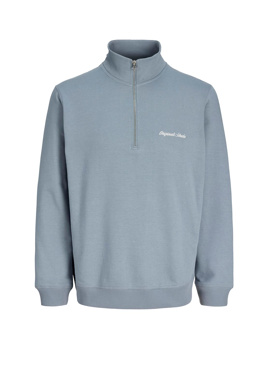 Jack & Jones Boys Norre Quarter Zip Sweater, Grey - McElhinneys