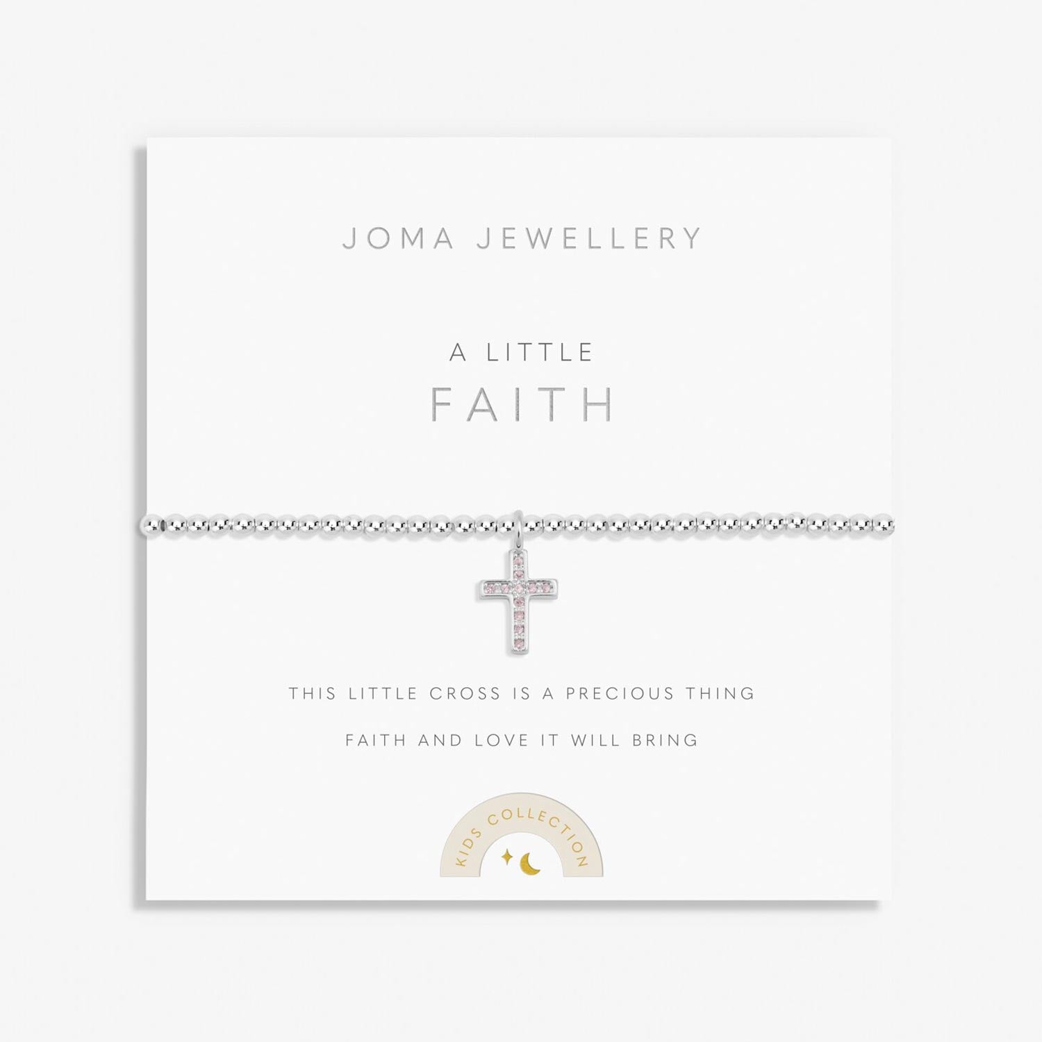Joma Jewellery Kid’s Faith Bracelet, Silver - McElhinneys