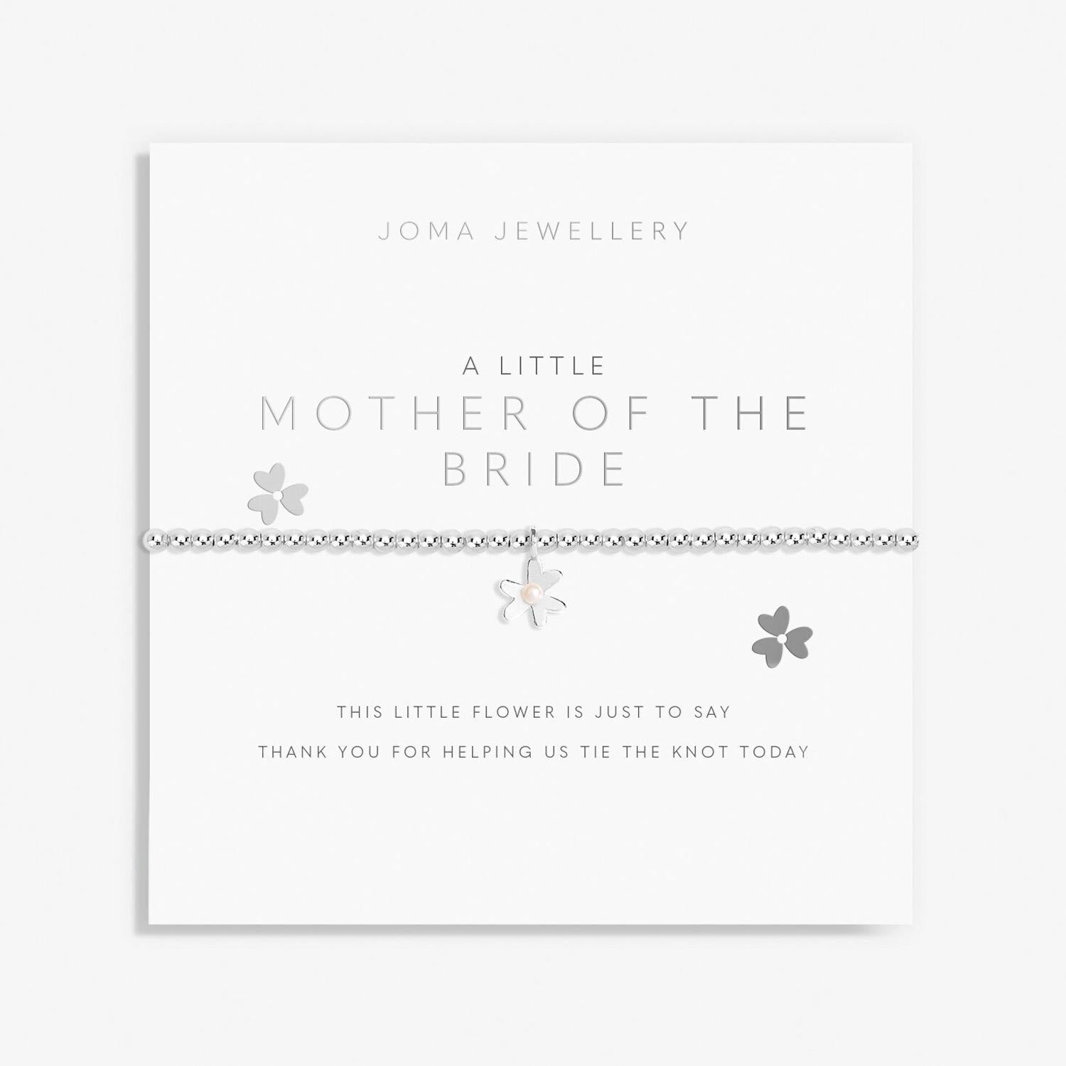 Joma Jewellery Mother of the Bride Bracelet, Silver - McElhinneys