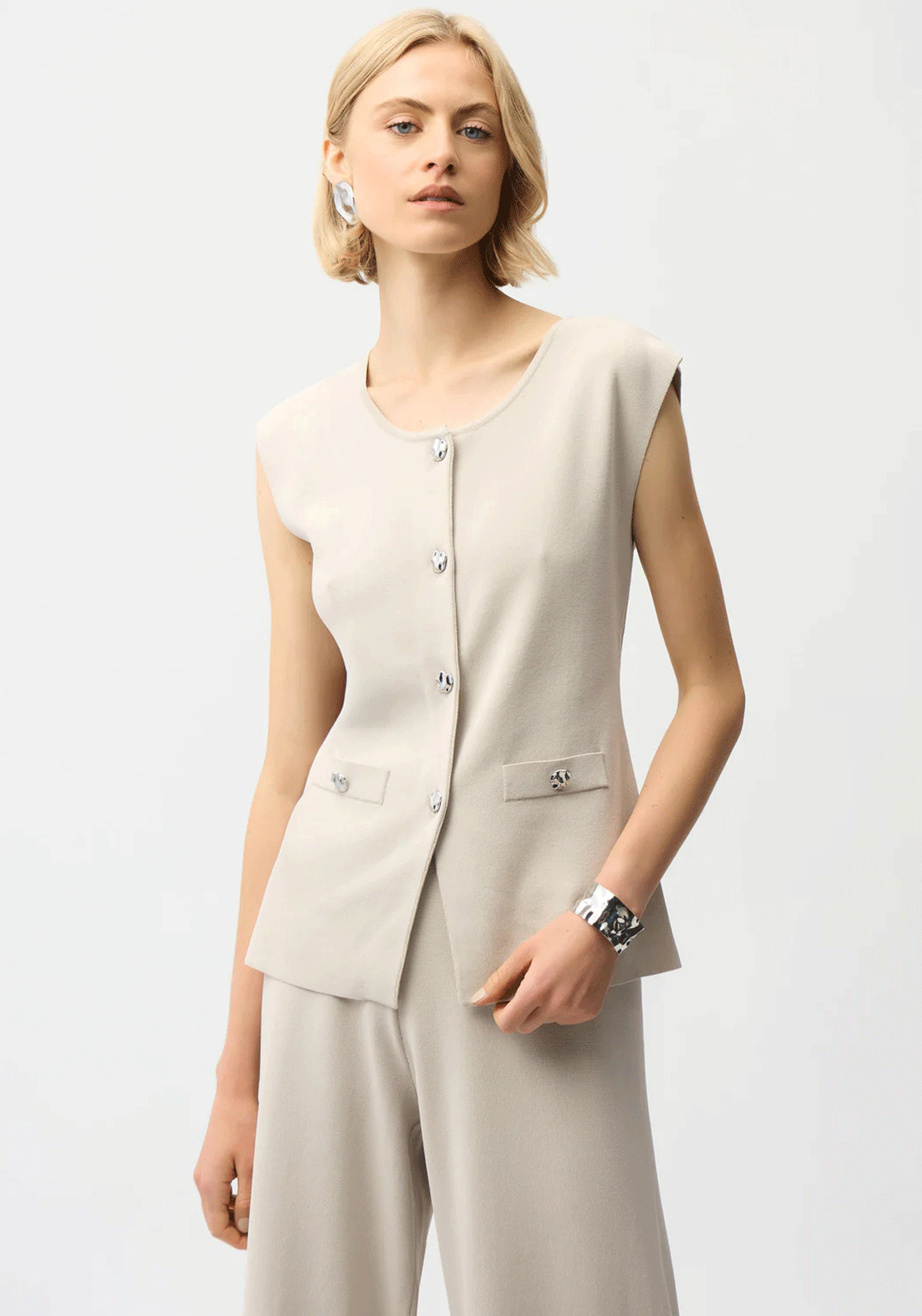 Joseph Ribkoff Fitted Camisole, Taupe - McElhinneys