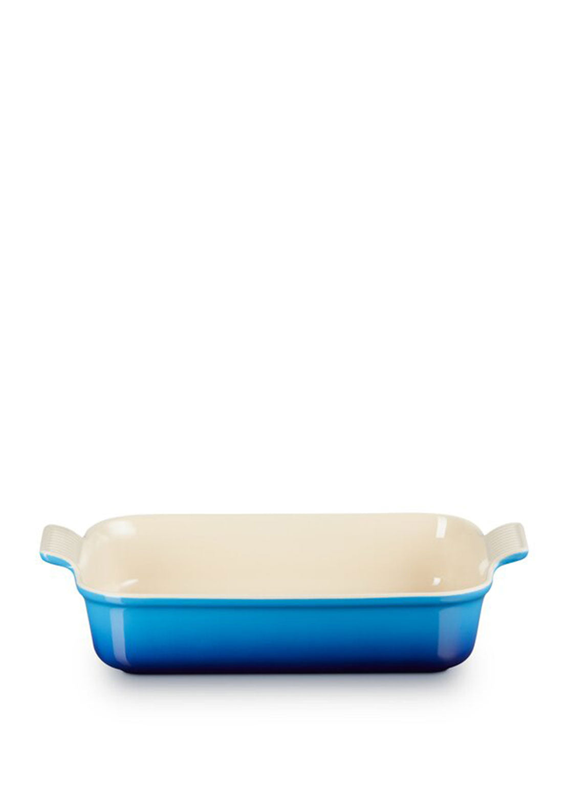 Le Creuset Large Stoneware Heritage Rectangle Dish 32cm, Azure Blue ...