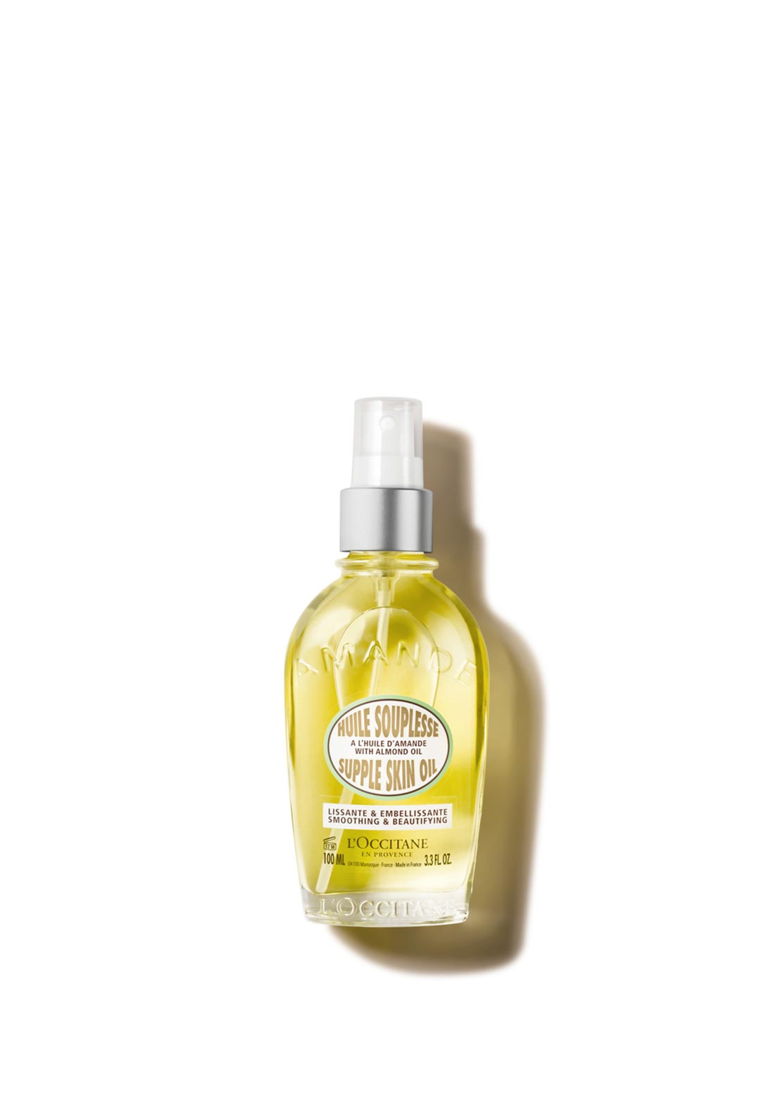 L’Occitane Almond Supple Skin Oil, 100ml - McElhinneys