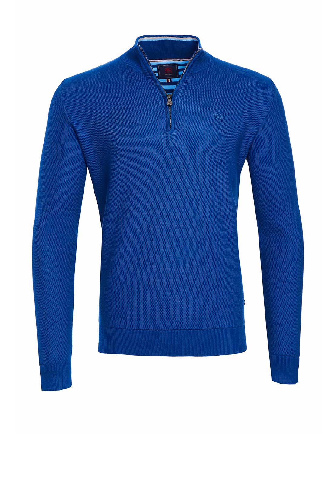 Andre Lyon Quarter Zip Sweater, Ink - McElhinneys