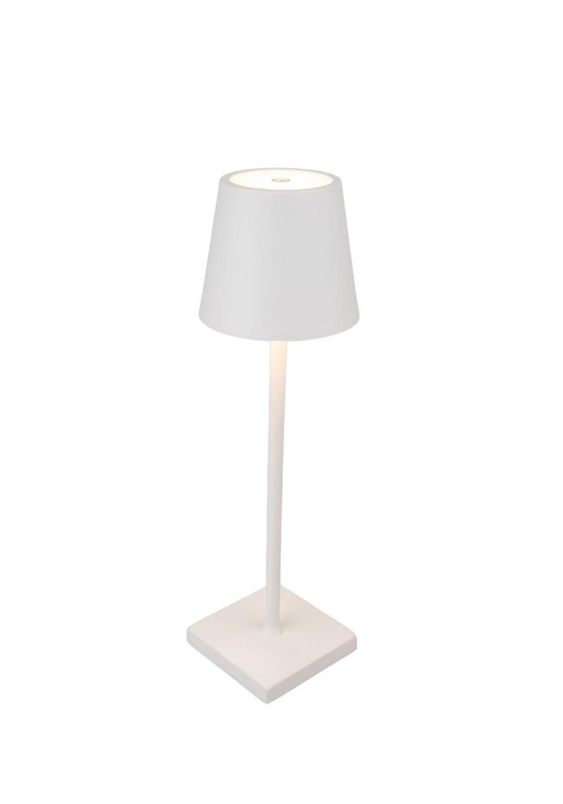 MacQuillan Home LED Rechargeable Touch Lamp, White - McElhinneys