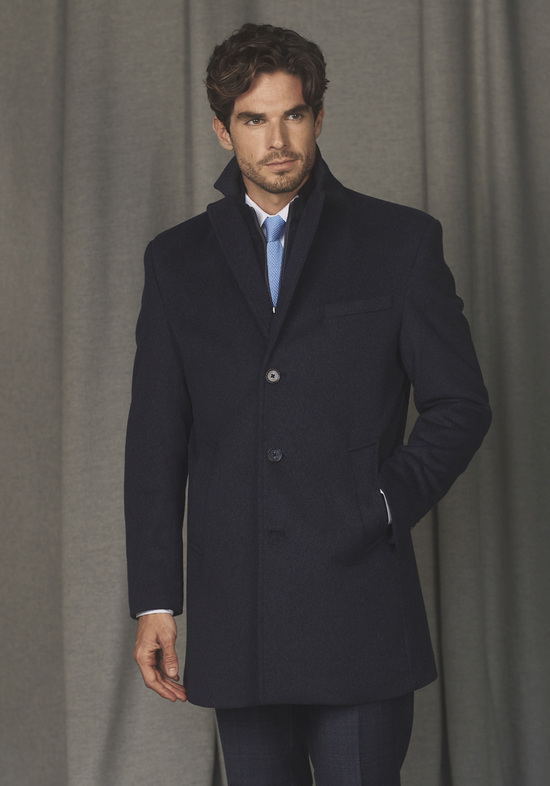 Magee 1866 Cork Zip Out Coat, Navy - McElhinneys