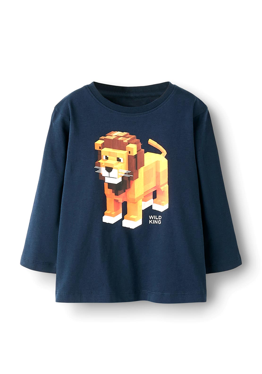 Name It Mini Boy Salan Long Sleeve Top, Navy - McElhinneys