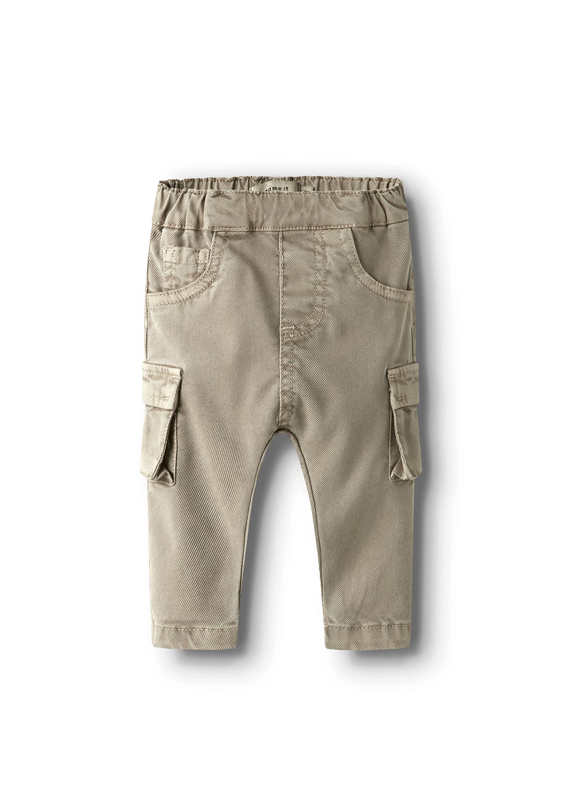 Name It Baby Boy Ben Baggy Cargo Trouser, Beige - McElhinneys