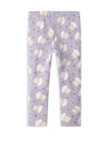 Name It Mini Girl Davina Print Legging, Purple - McElhinneys