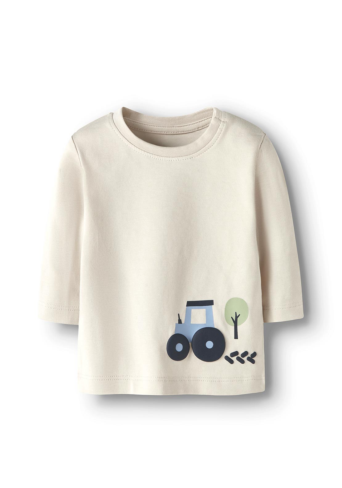 Name It Baby Boy Vobbi Long Sleeve Top, Beige - McElhinneys