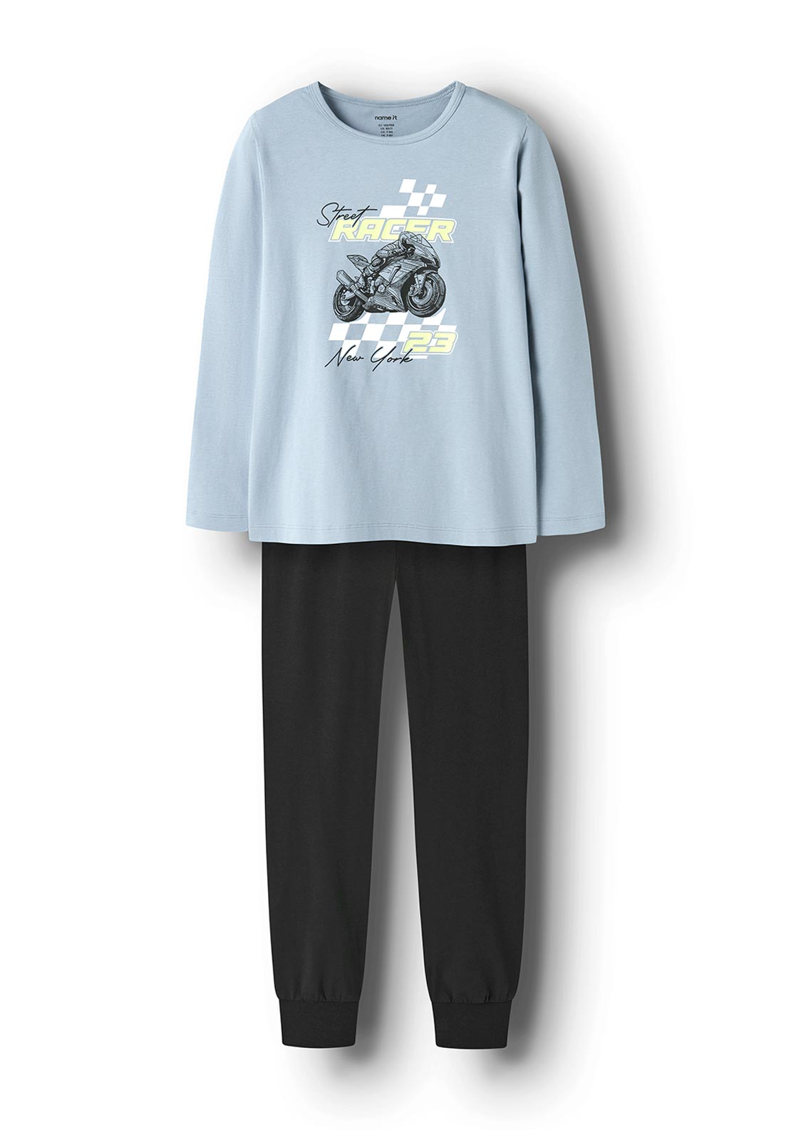 Name It Kid Boy Racer Pyjama Set, Blue - McElhinneys