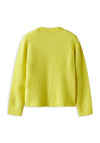 Name It Kid Girl Tika Long Sleeve Knit Cardigan, Yellow - McElhinneys