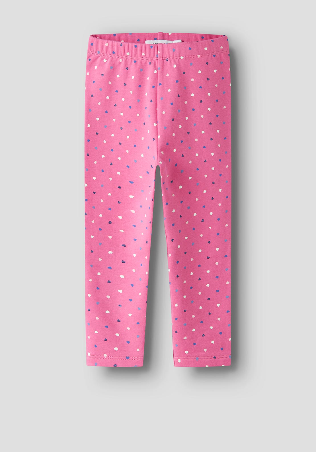 Name It Mini Girl Ena Heart Leggings, Pink - McElhinneys