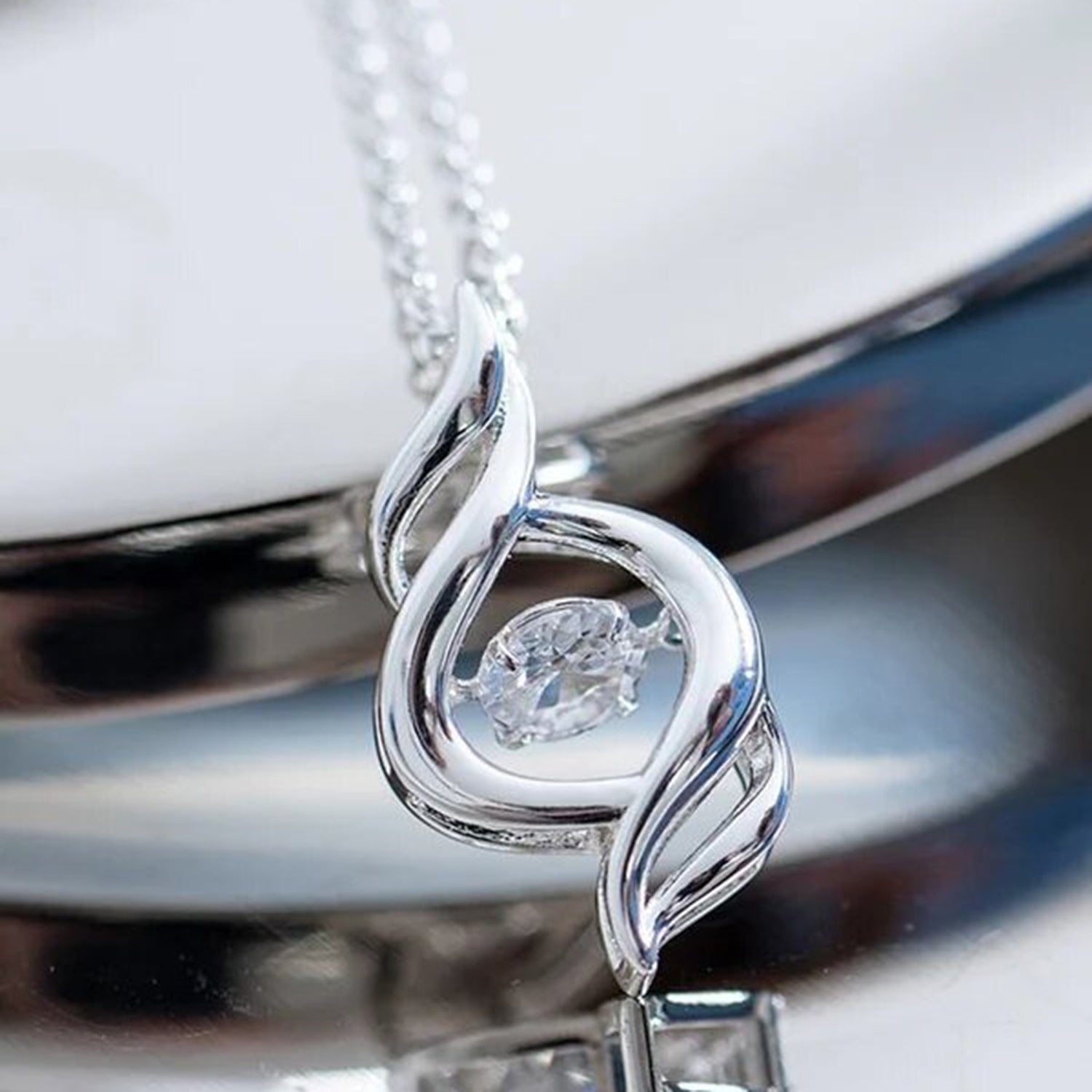 Newbridge Silverware The Hollywood Collection Double Twist Necklace, S ...