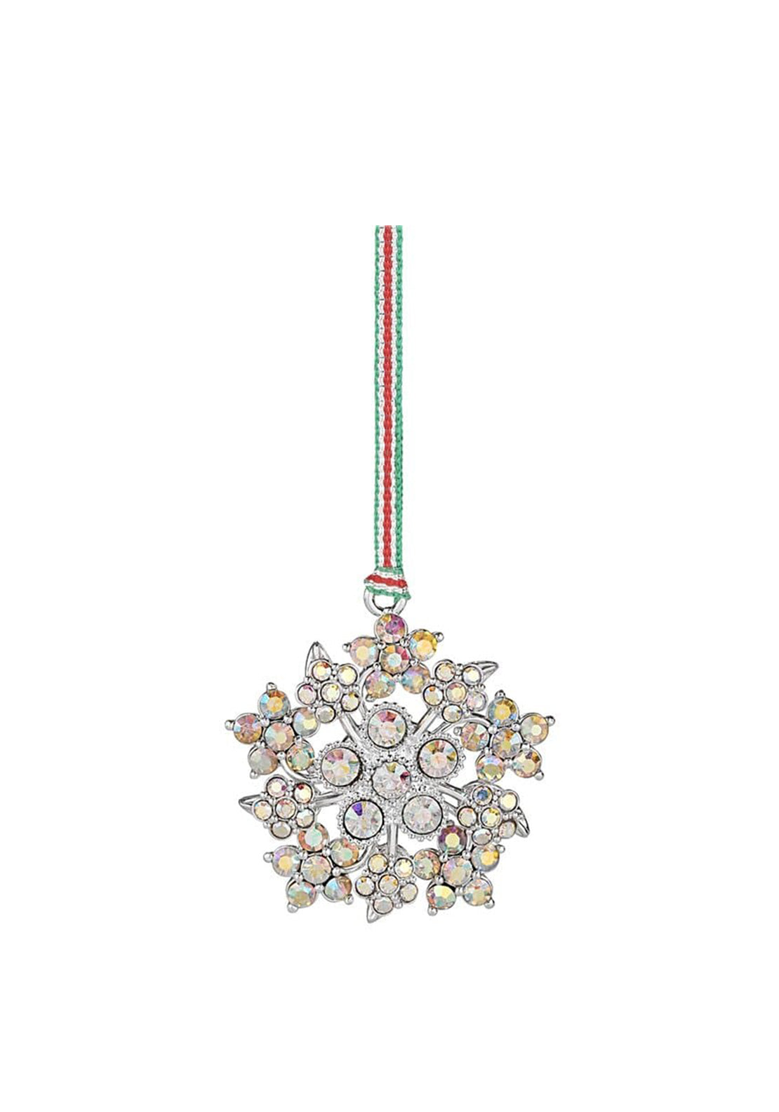 Newbridge Snowflake with Crystals Christmas Tree Decoration - McElhinneys