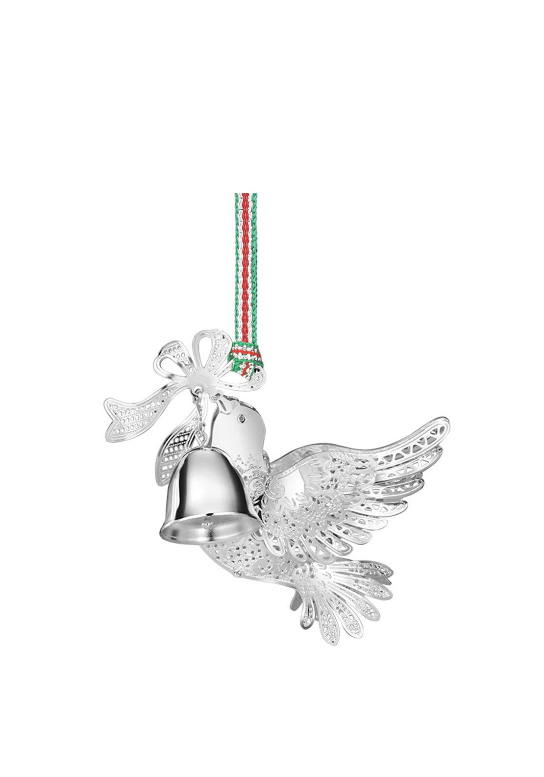 Newbridge Dove With Bell Christmas Tree Decoration - McElhinneys