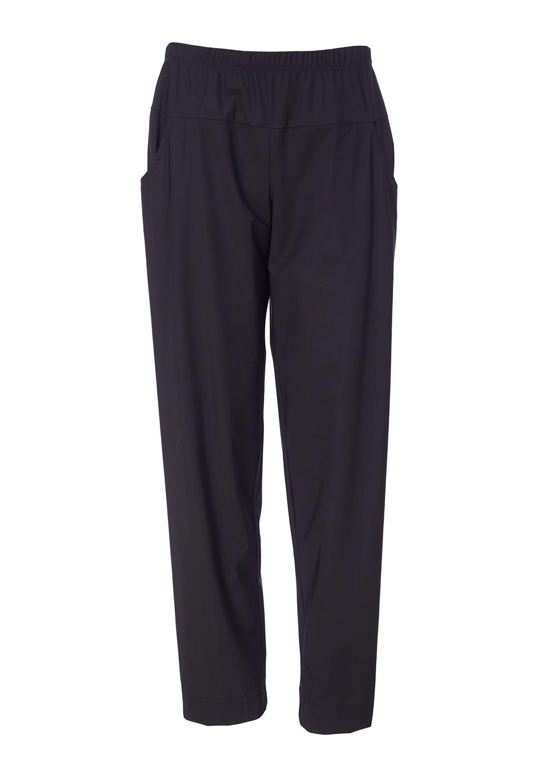 Ora Casual Stretch Waist Trouser, Black - McElhinneys