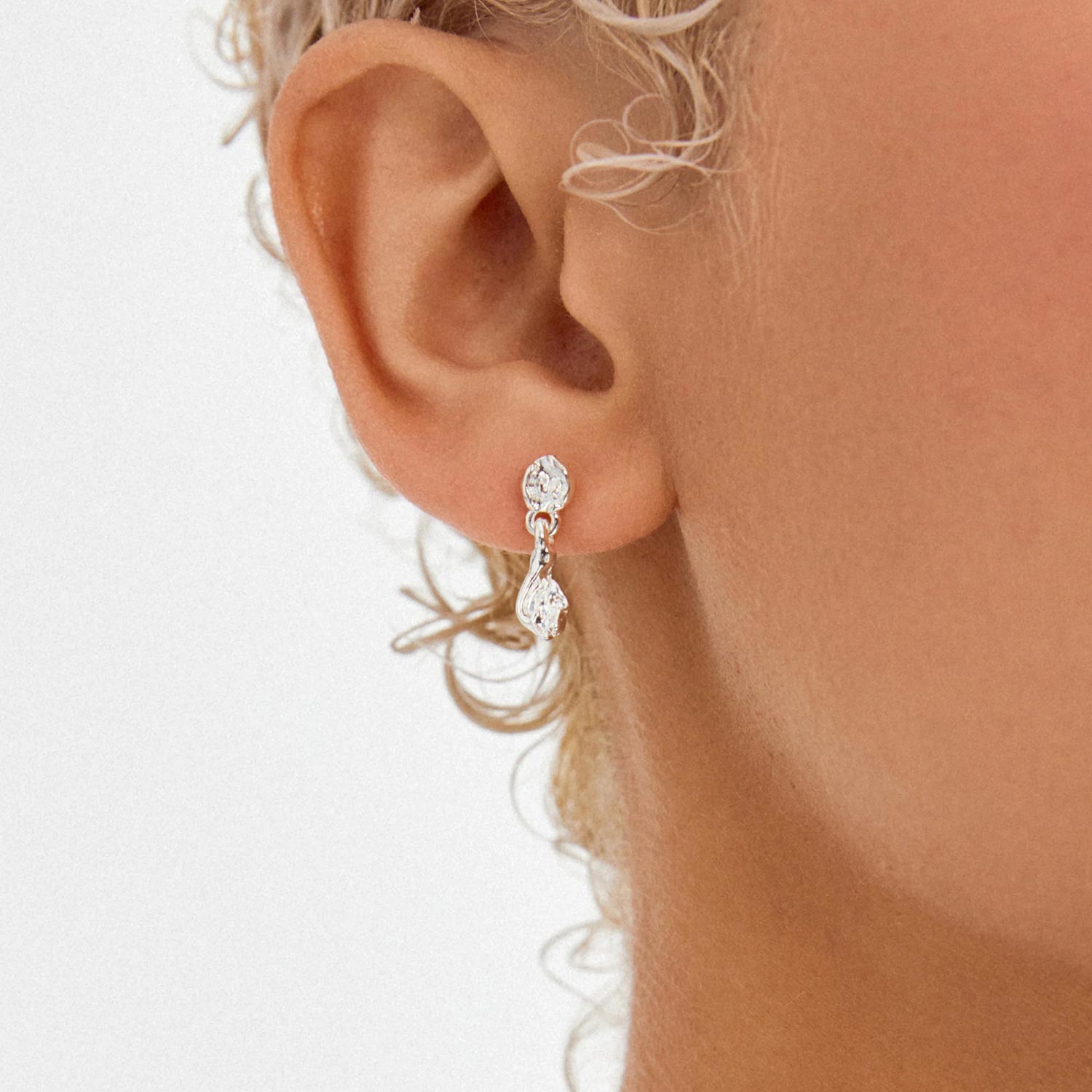 Pilgrim Eliyah Earrings, Silver - McElhinneys