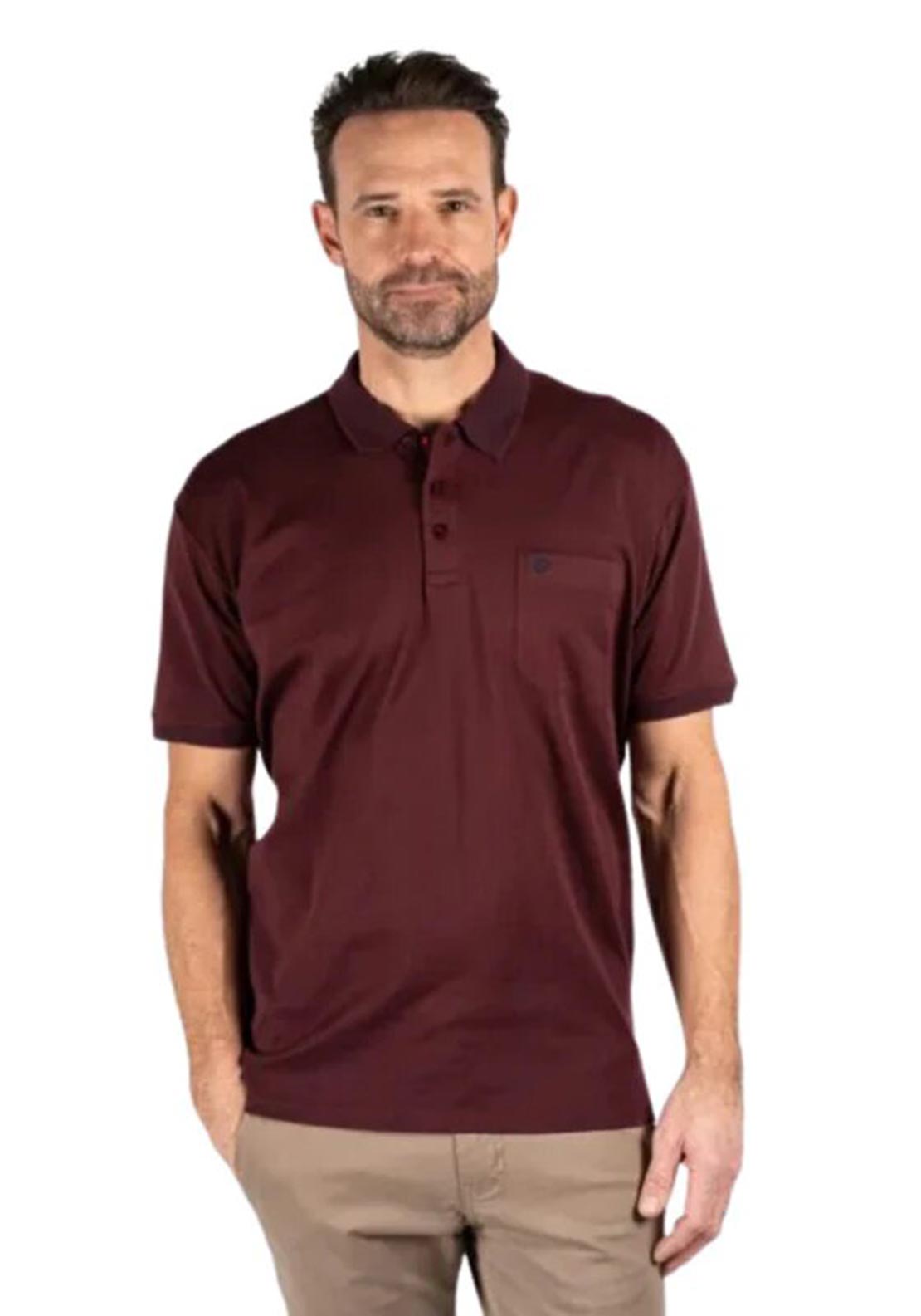 Pre End Texas Polo Shirt, Dark Purple - McElhinneys