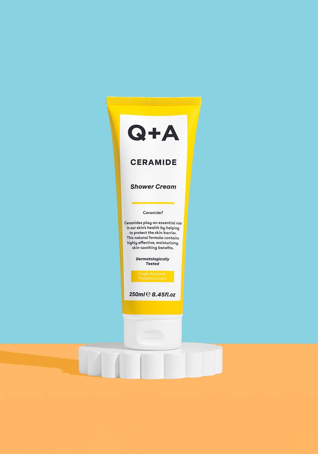 Q+A Ceramide Shower Cream, 250ml - McElhinneys