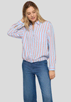 Rabe Striped Bungee Cord Trim Shirt, Blue - McElhinneys