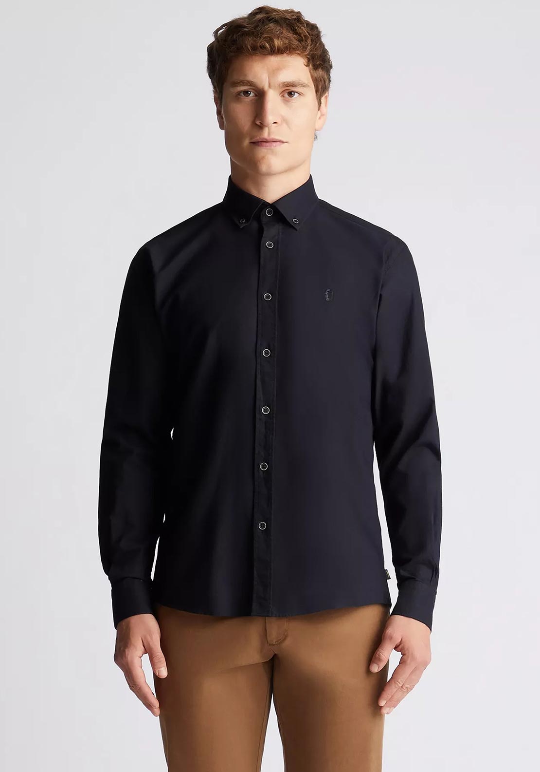 Remus Uomo Parker Tapered Fit Shirt, Black - McElhinneys