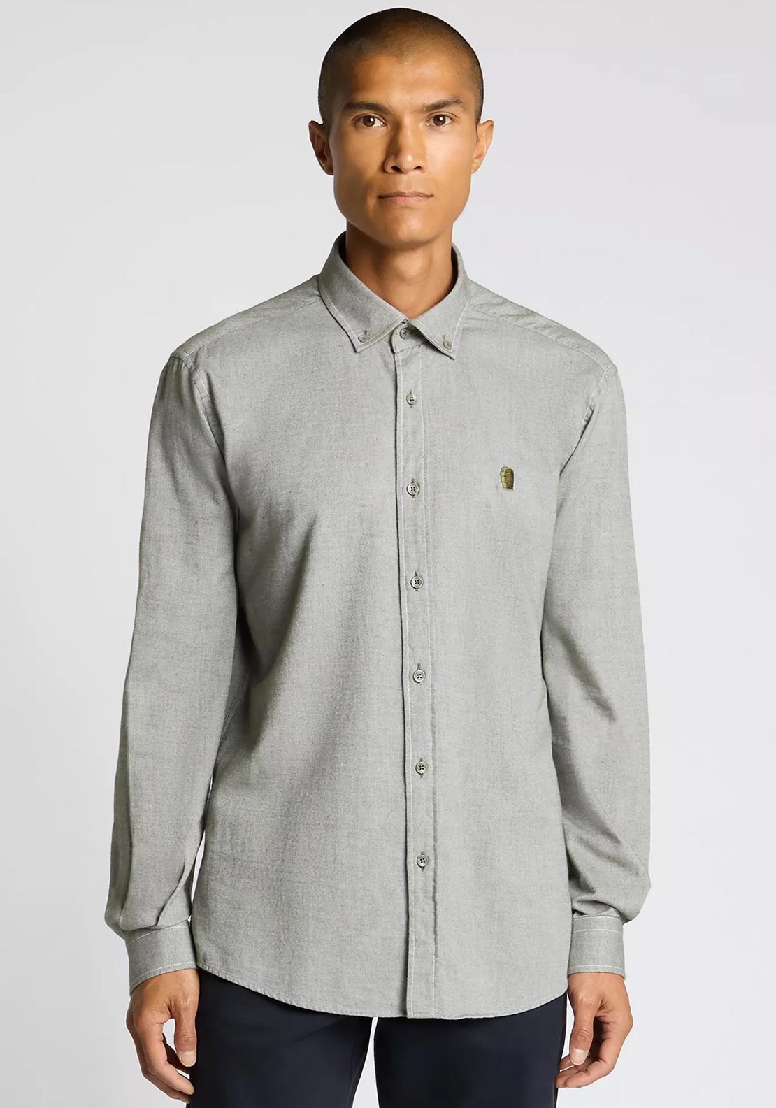 Remus Uomo Tapered Fit Brushed Cotton Shirt, Green - McElhinneys