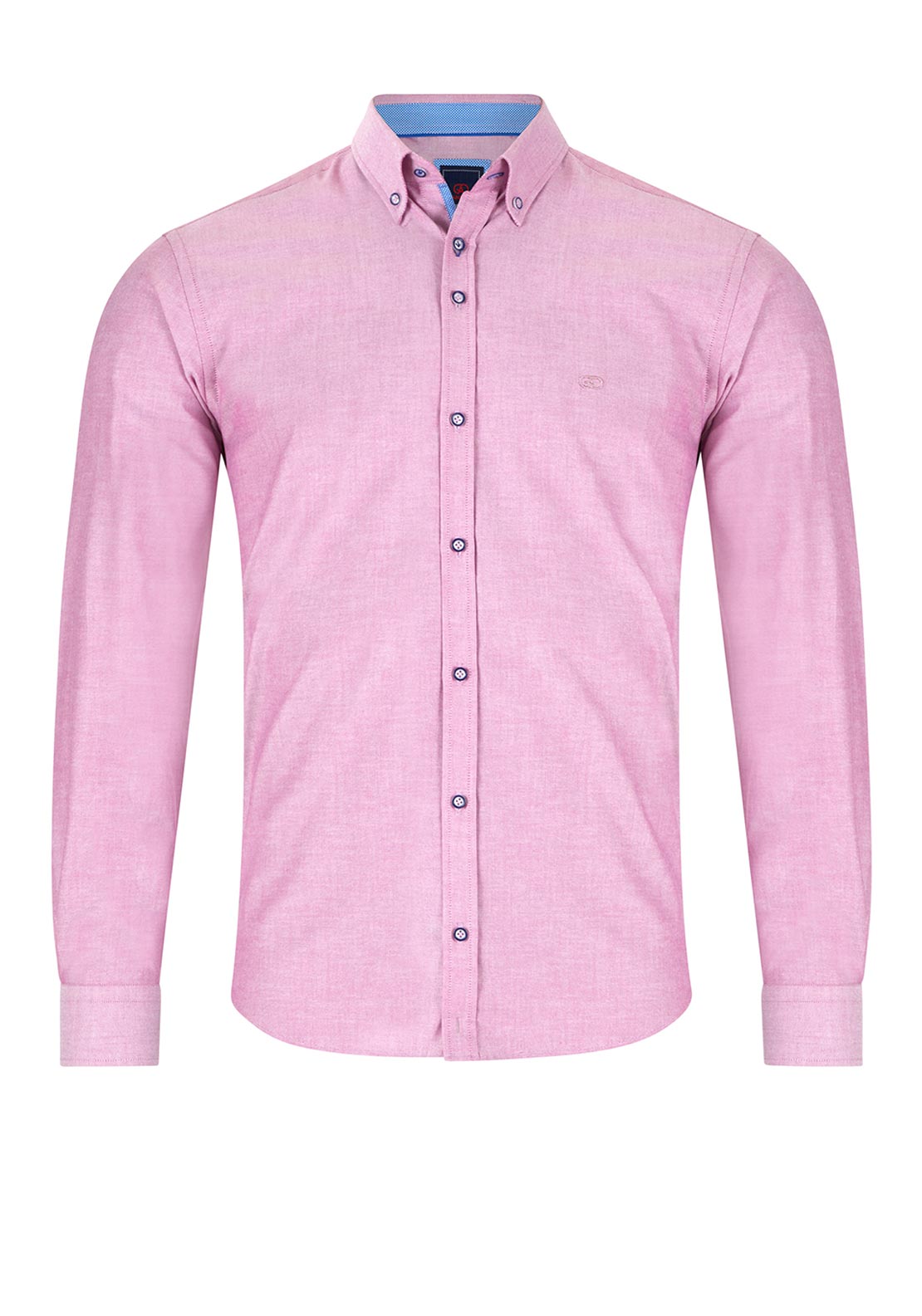 Andre Rhine Long Sleeve Shirt, Berry Pink - McElhinneys
