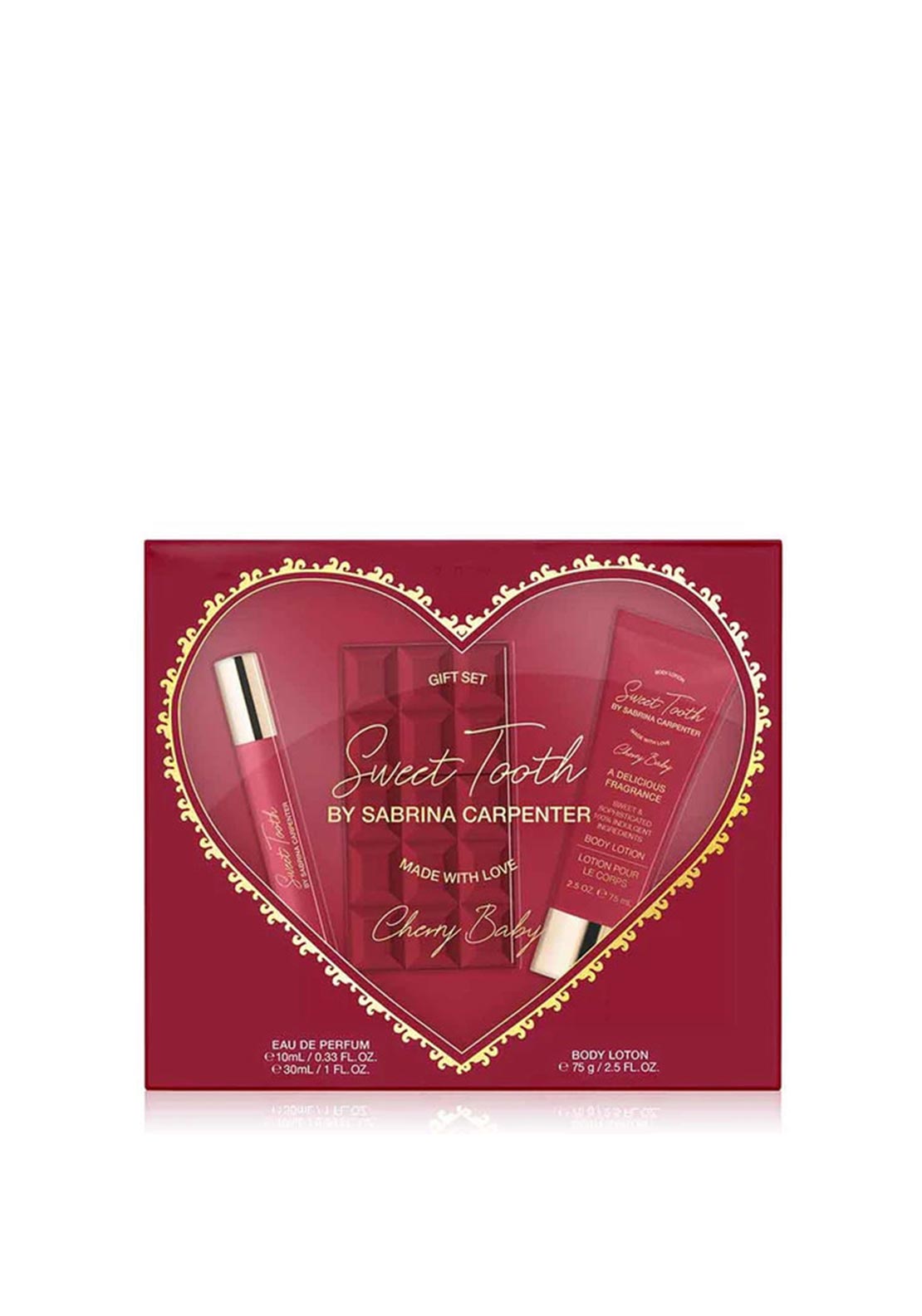 Sabrina Carpenter Sweet Tooth Cherry Baby EDP Gift Set - McElhinneys