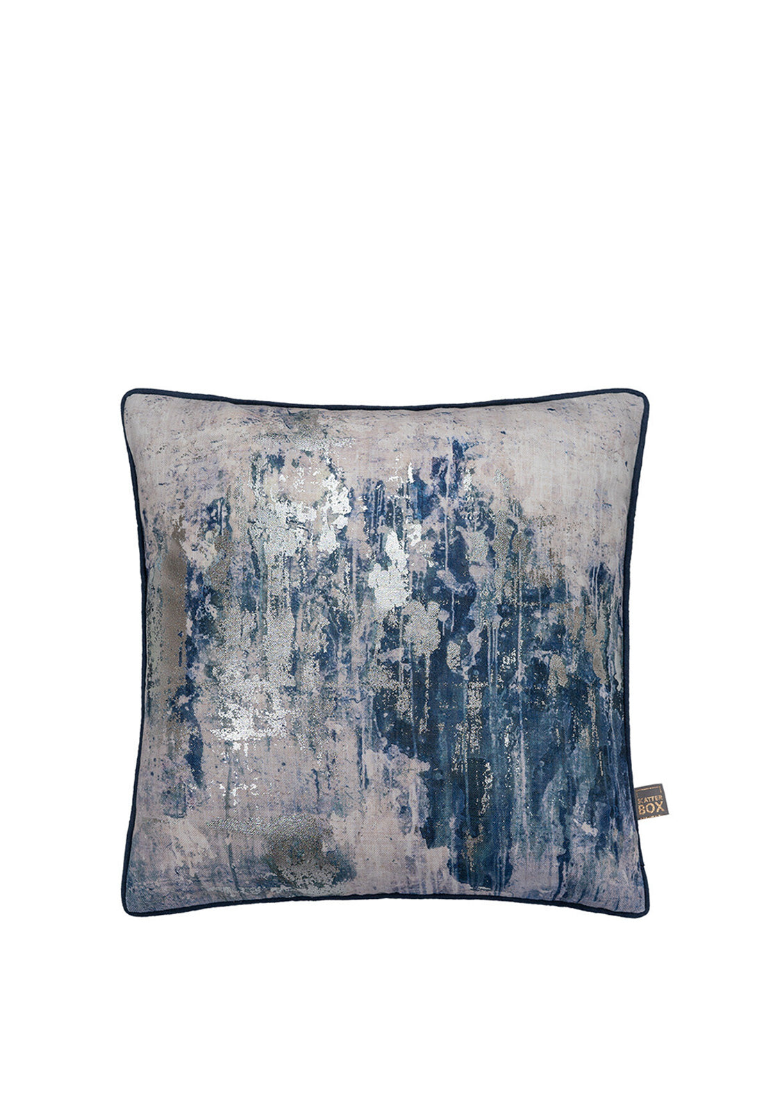 Scatterbox Savanna Foil Effect 50x50cm Cushion, Midnight - McElhinneys